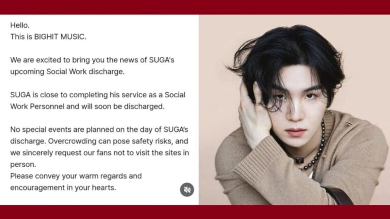 Suga ng BTS, malapit na ring ma-discharge sa kaniyang serbisyo bilang ...