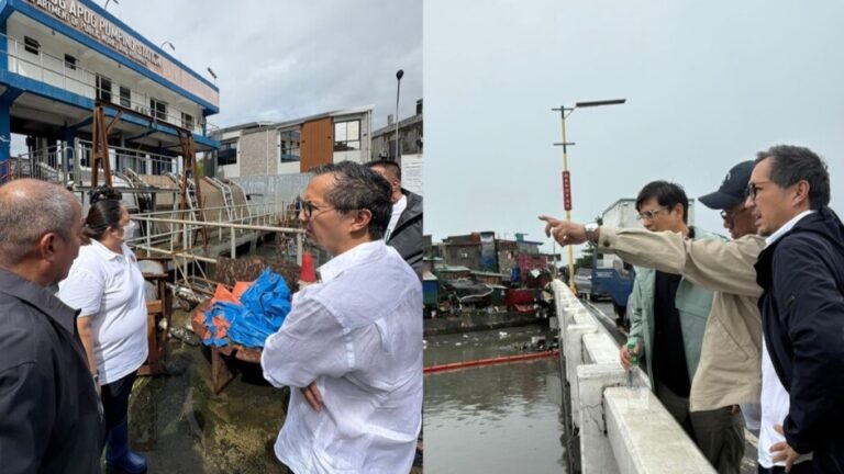 Flood Control Projects sa Navotas ininspeksyon ni DPWH Sec. Dizon